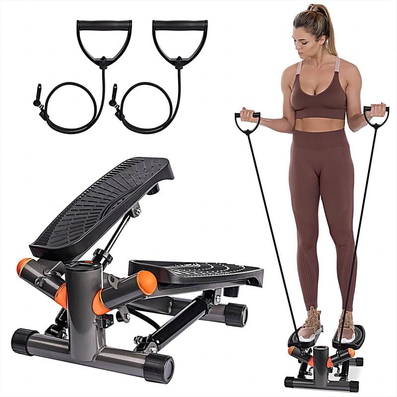 Pro Stair Stepper Machine - 330LB Capacity w/Resistance Bands - Dual ...