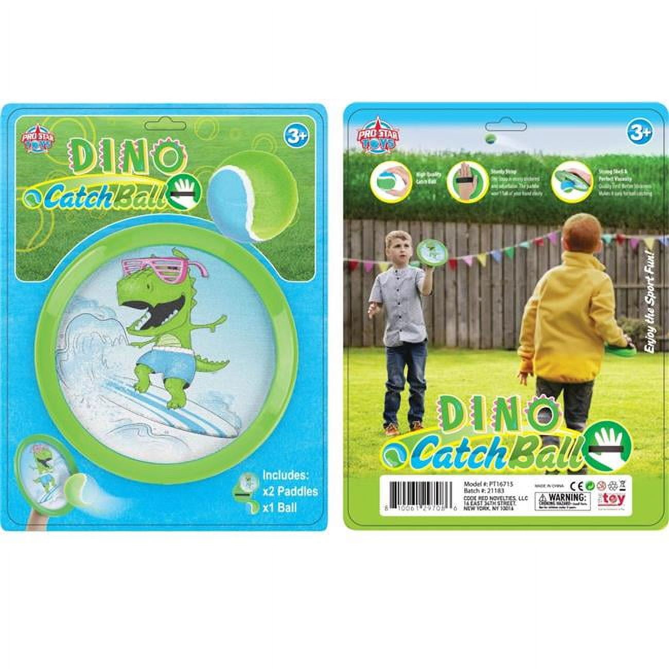 Pro Star Games PT16715 Cloth Hook & Eye Catch Ball - Dinosaur - Walmart.com