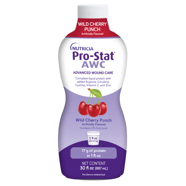 Pro-Stat Protein Supplement Sugar Free AWC Wild Cherry Punch Ready to ...