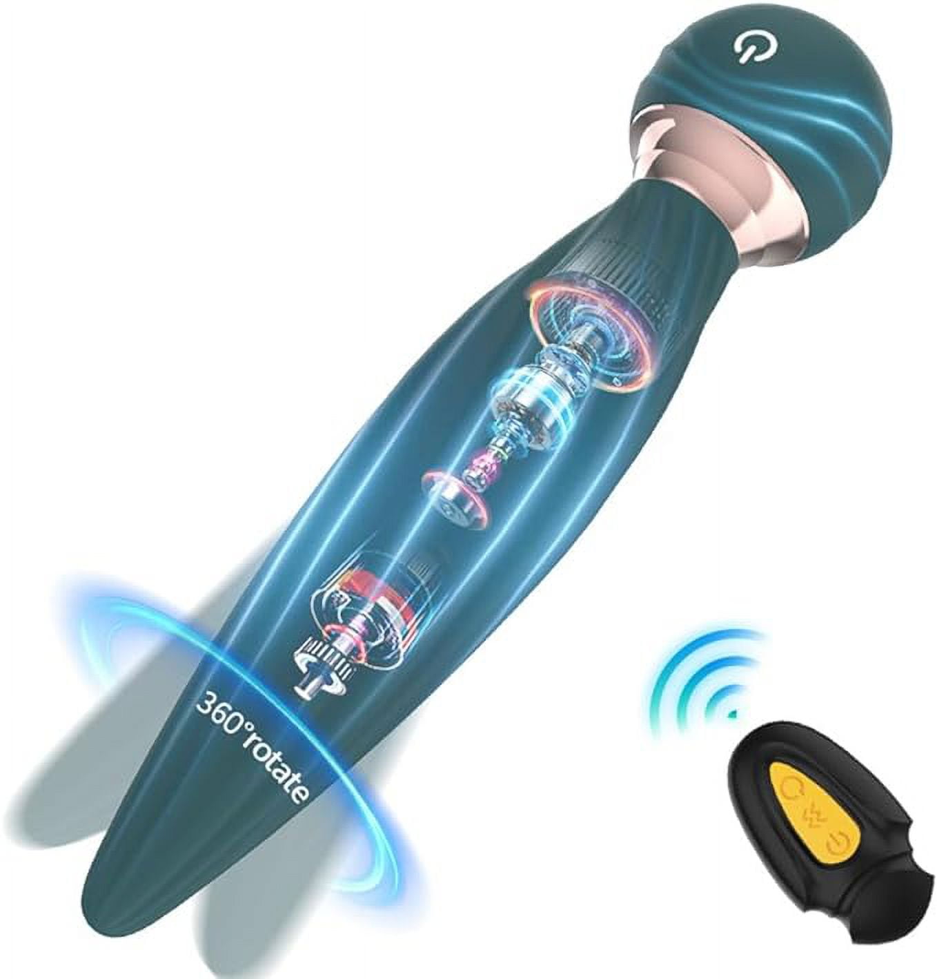 Pro State Plugs Male Wand Massager Cordless Whisper Quiet Waterproof