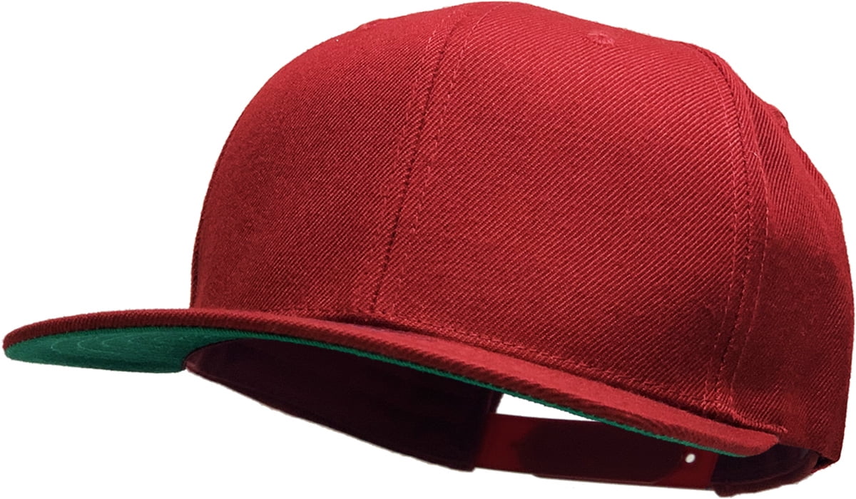 Pro Style Classic Snapback Wool Blend Plain Basic Cap Hat - Walmart.com