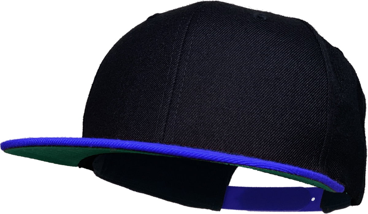 Pro Style Classic Snapback Wool Blend Plain Basic Cap Hat - Walmart.com