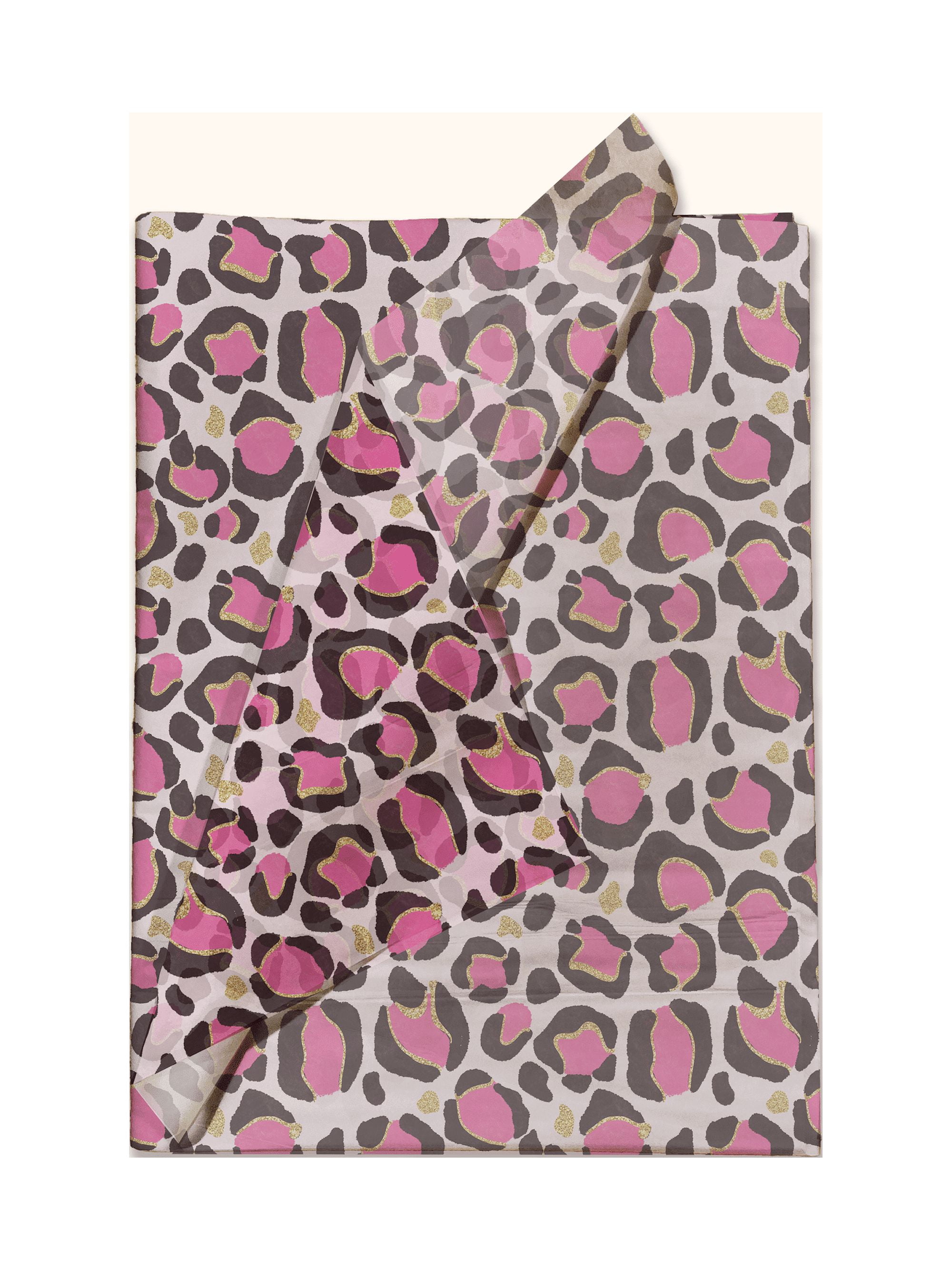 Pro Supply Global Pink Leopard Print Decorative Printed Tissue Paper 24 ...