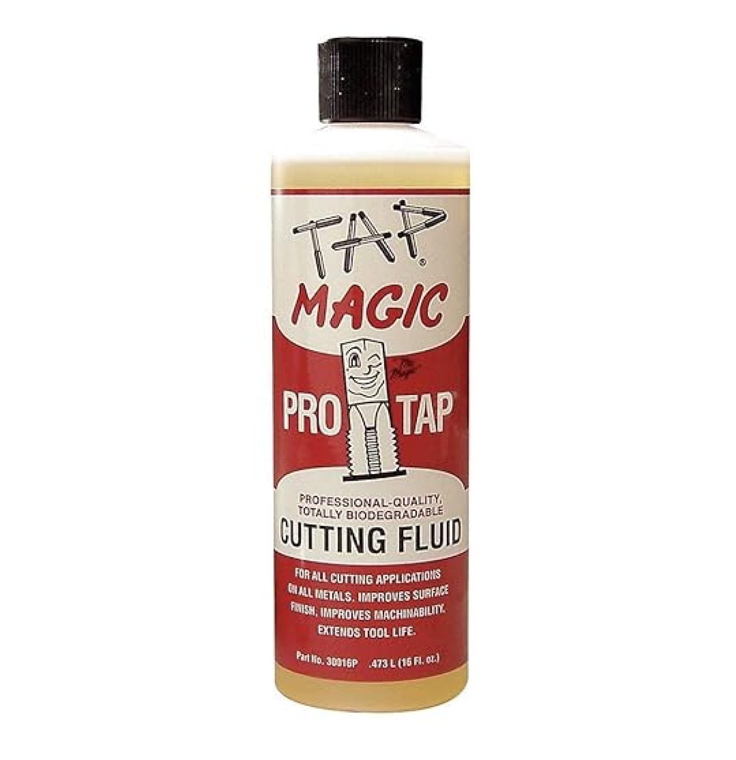 Pro Tap Cutting Fluid - 1 Pint, Biodegradable Metalworking Fluid for ...