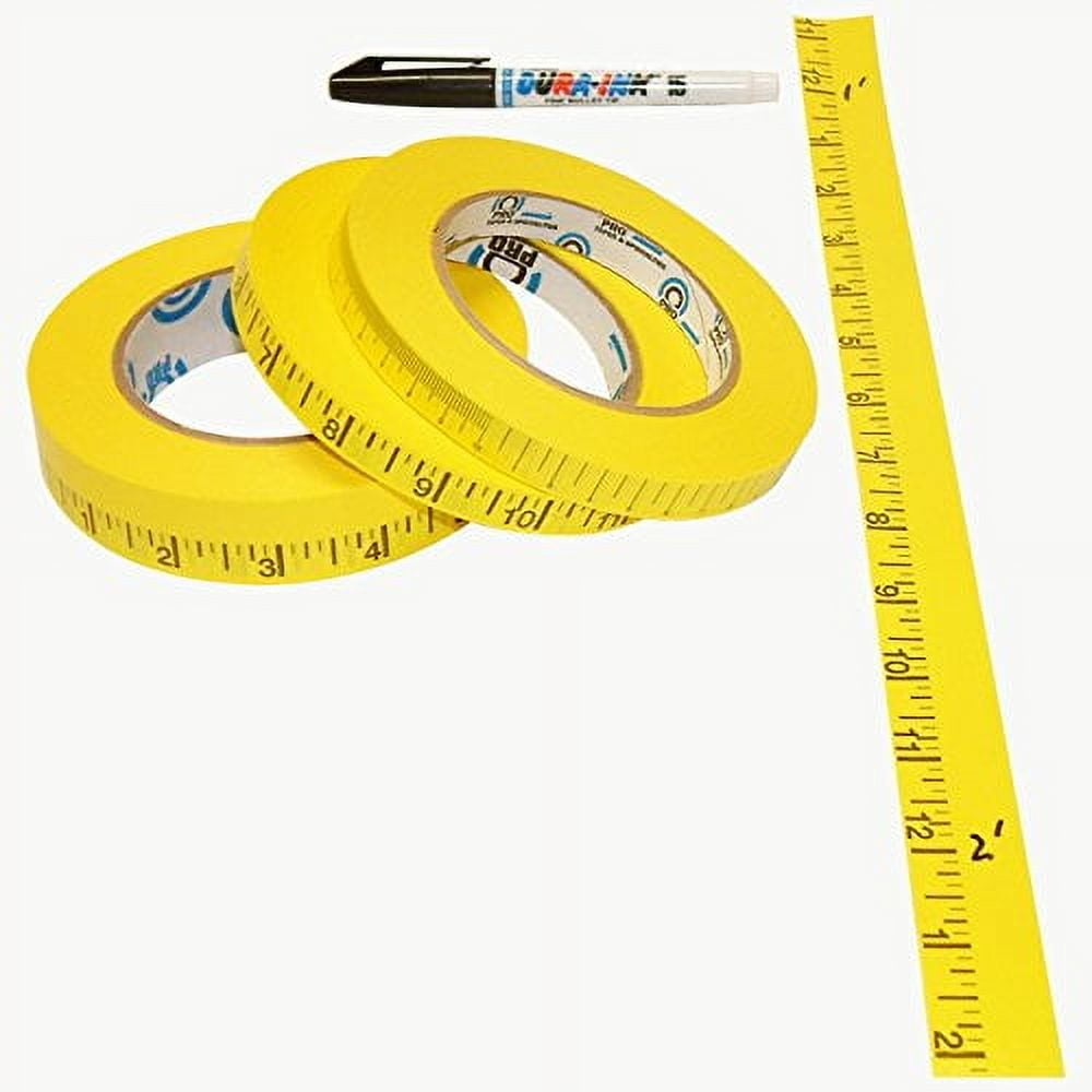 Pro Tapes Ruler Tape (PRO-Measurement): 1 in. x 50 yds. (Yellow with ...