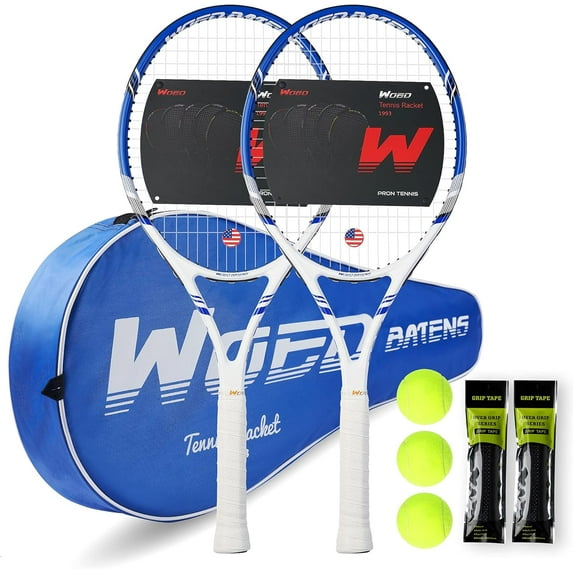 Pro Tennis Racket for Adults, 2 Player 27 inch Speed Tennis Racquet ...
