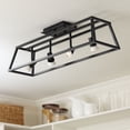 Pro Track Carmel 4-Head LED Ceiling Track Light Fixture Kit Spot Light ...
