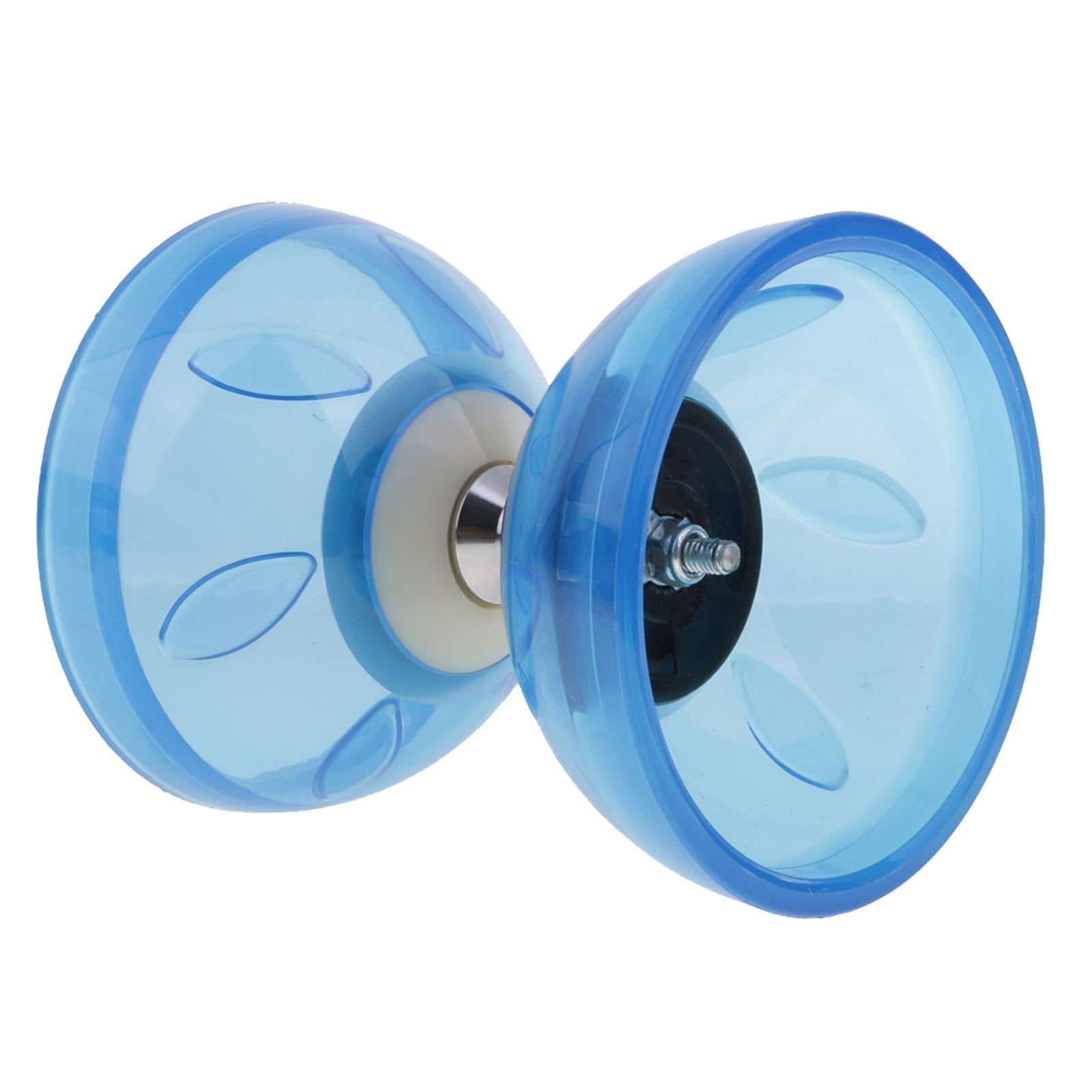 Pro Triple Bearing 4inch Diameter Blue Chinese Diabolo Toy Set with ...