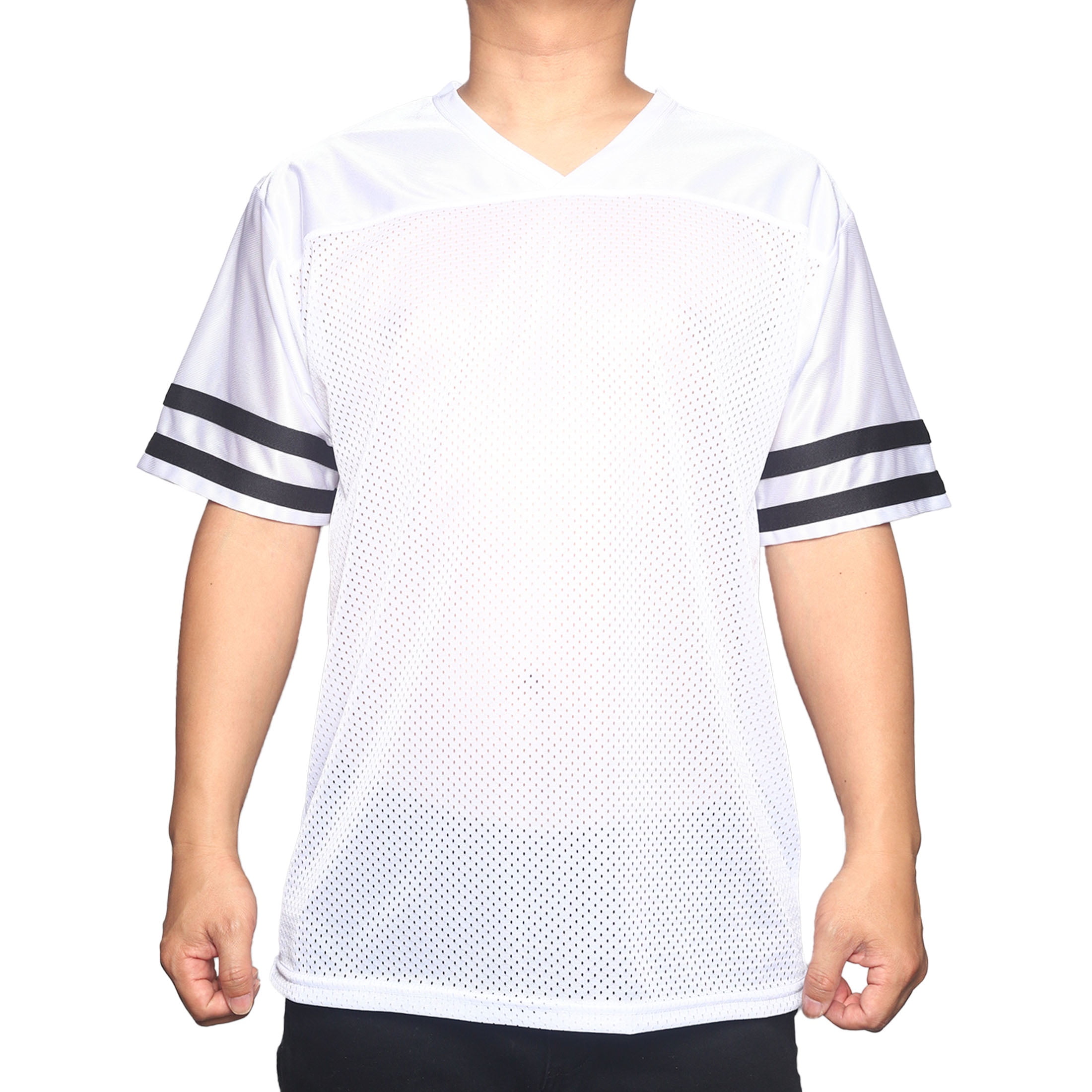 Pro USA Mens Two Tone Hip-hop Football Jersey Basic Tee Workout Gym ...