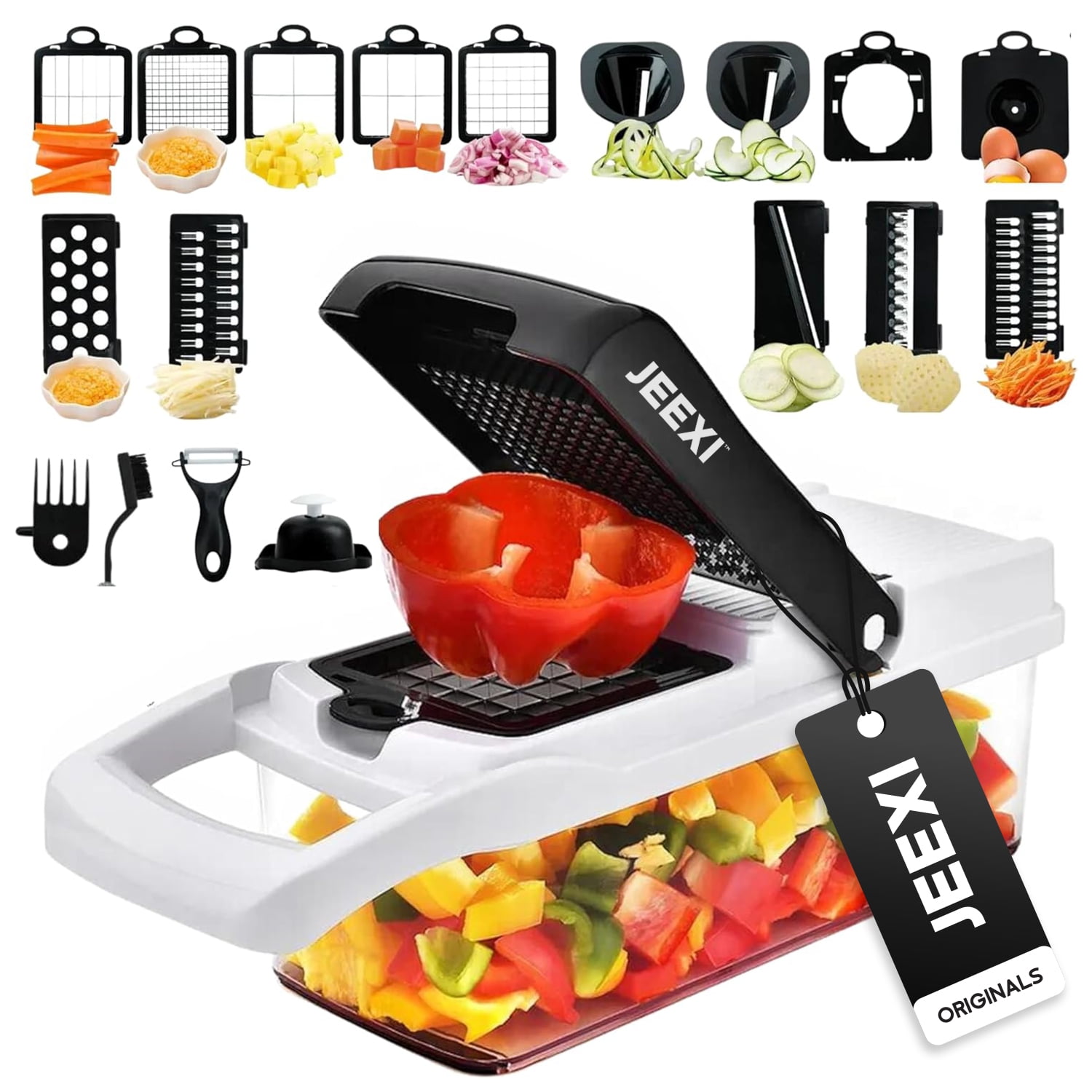 Pro Vegetable Chopper, Multi-functional Onion Chopper, Veggie Chopper w ...