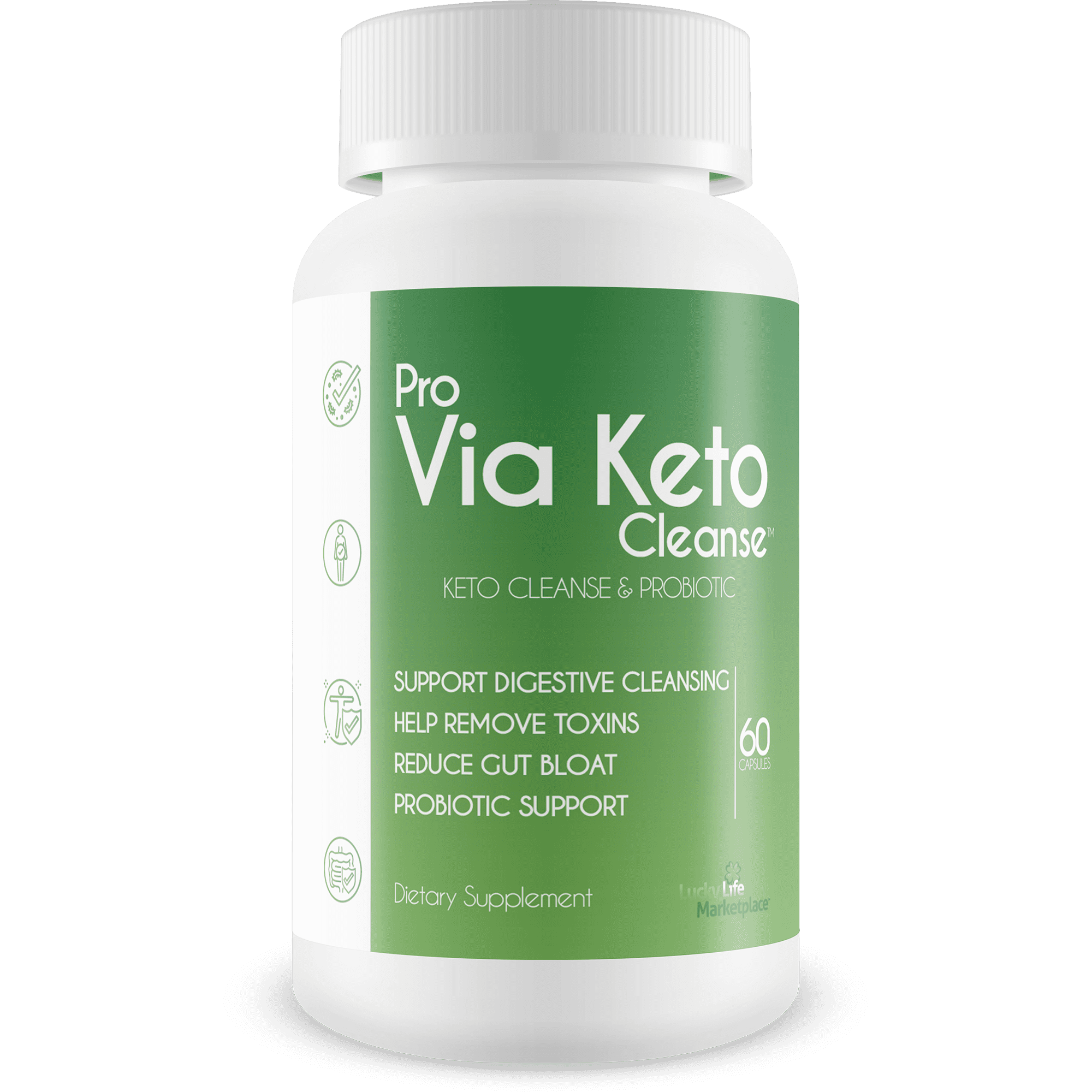 Pro Via Keto Cleanse - Help Remove Toxins & Impurities - Plant-Based ...