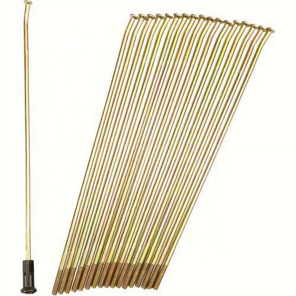 Pro-Wheel - 21-G230230-2 - Double Butted Spokes Gold/black Front 21" 36 ...