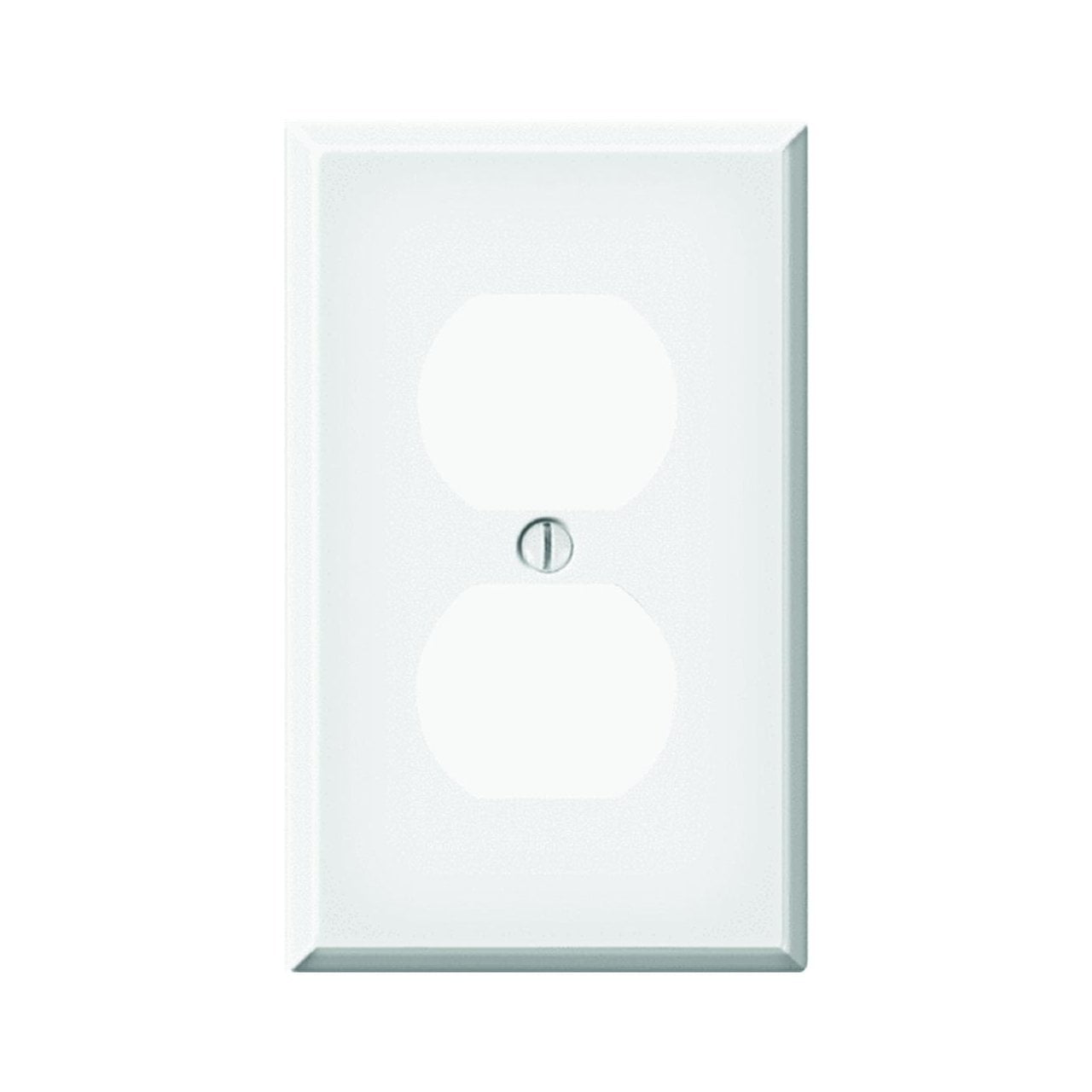 Pro-White Steel Smooth Outlet Wall Plate - Walmart.com