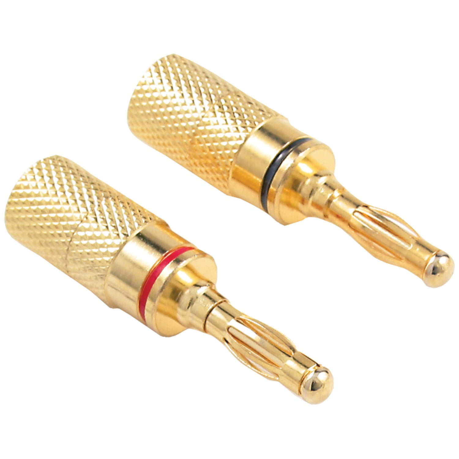 Pro-Wire IW-4PLUG Gold-Plated Screw-on Banana Plugs, 4 pk - Walmart.com