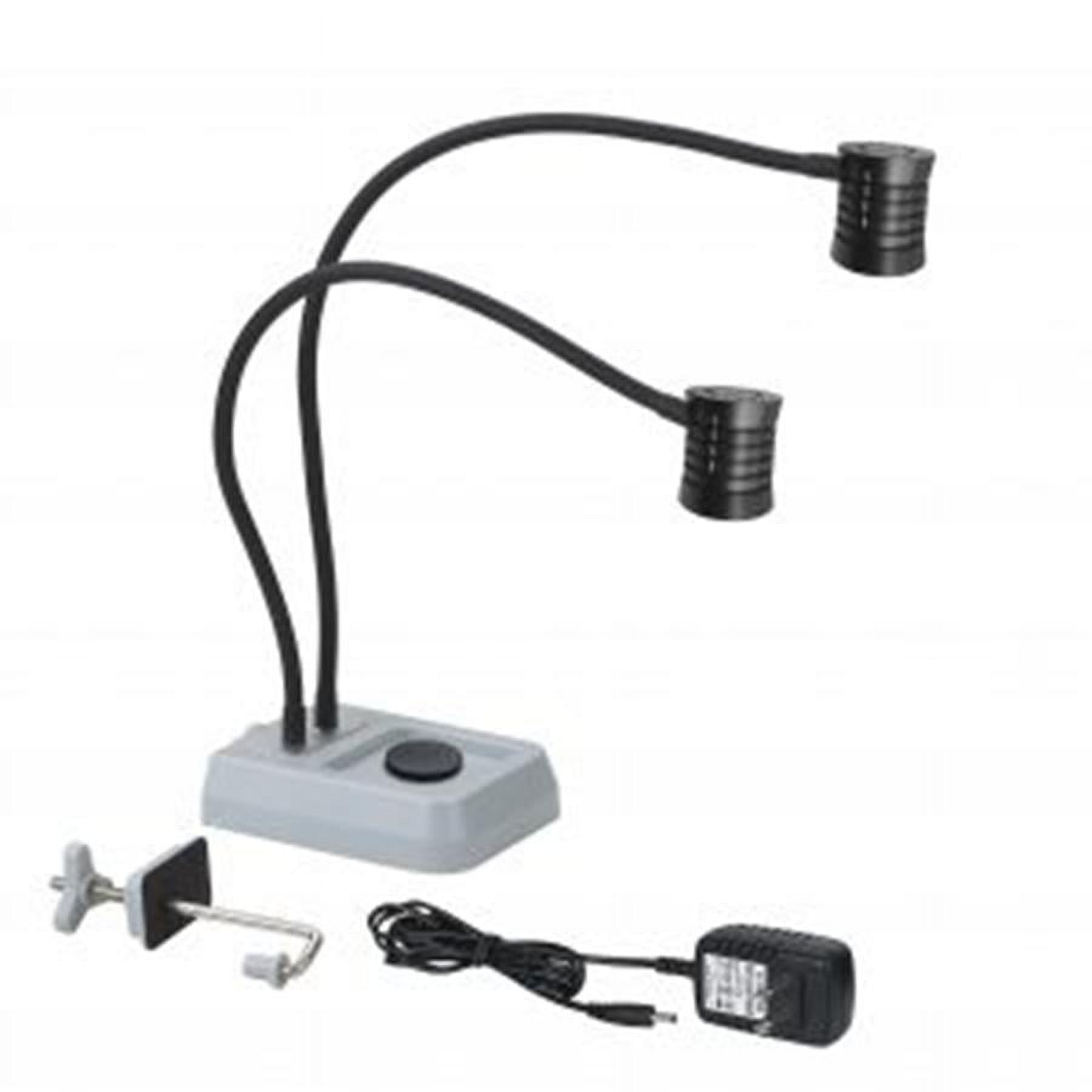 Alert FTL230 Bench Lamp with Dual 220 Lumen LEDs, 1, Black, White ...