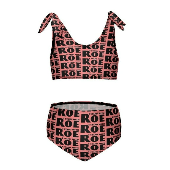 Pro-choice Roe V. Wade Girl's 2 Piece Bikini Set Beach Sport Swimsuit Swimwear 9-11Y（140cm ...