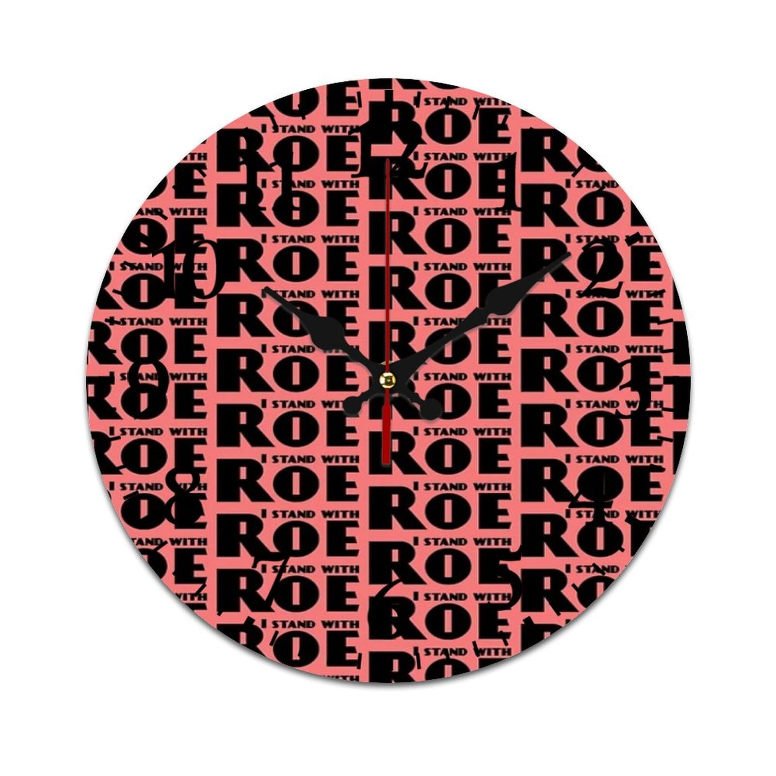 Pro-choice Roe V. Wade Wall Clock Modern Design Clocks Wall Hanging ...