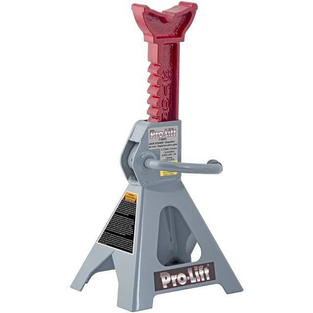Pro-lift t-6903 grey jack stand, 3 ton capacity - Walmart.com