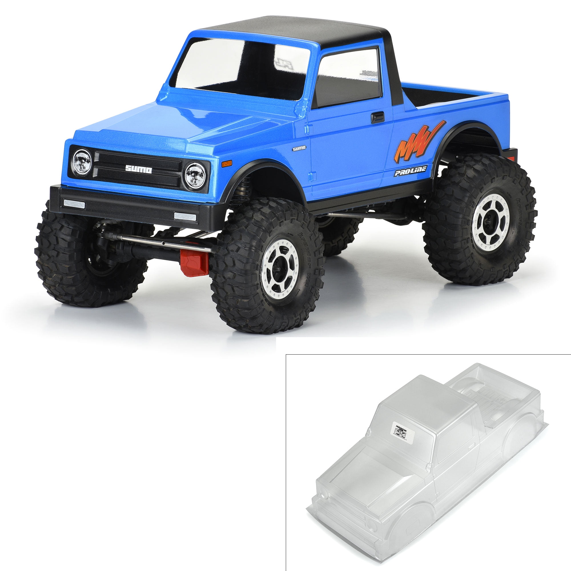 Pro-Line Racing 1/10 Sumo L Clear Body 12.3 Wheelbase Crawlers ...