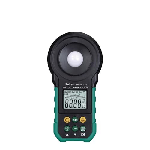 Pro'sKit Tool Solutions MT-4617LED LED Light Intensity Meter Measures ...