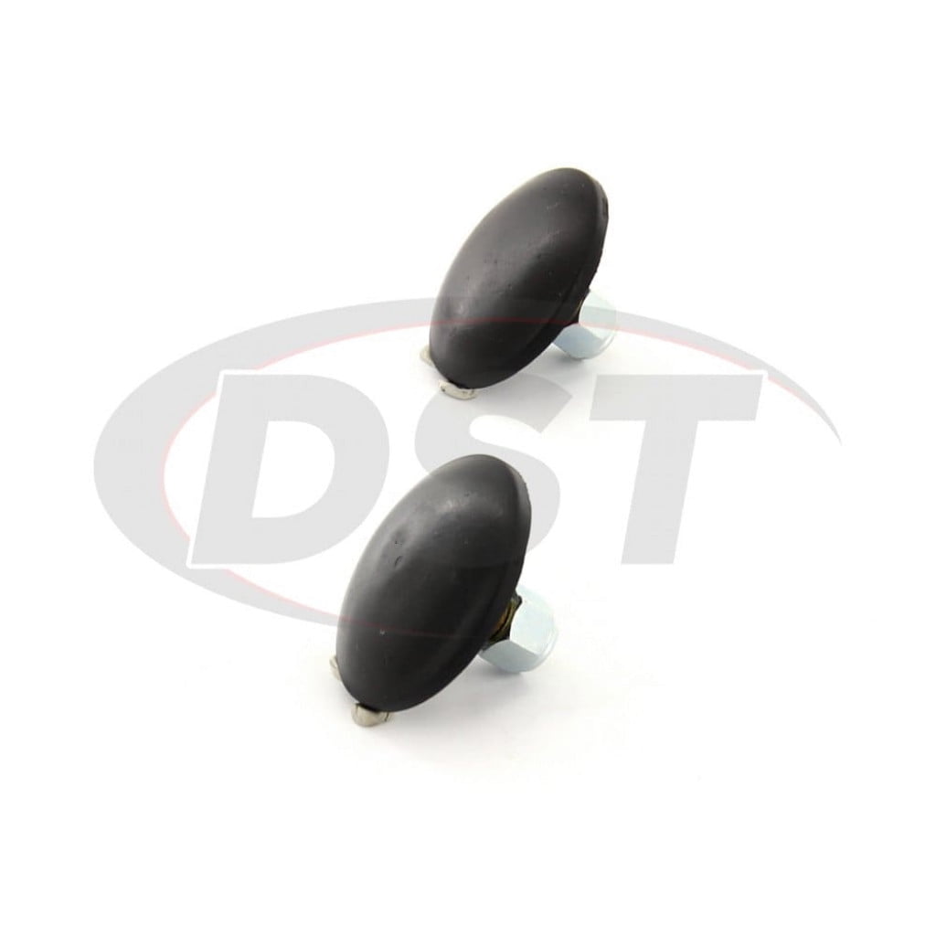Pro-thane Bump Stop | 3/8X2 Ultra Thin Button - Black | Universal ...