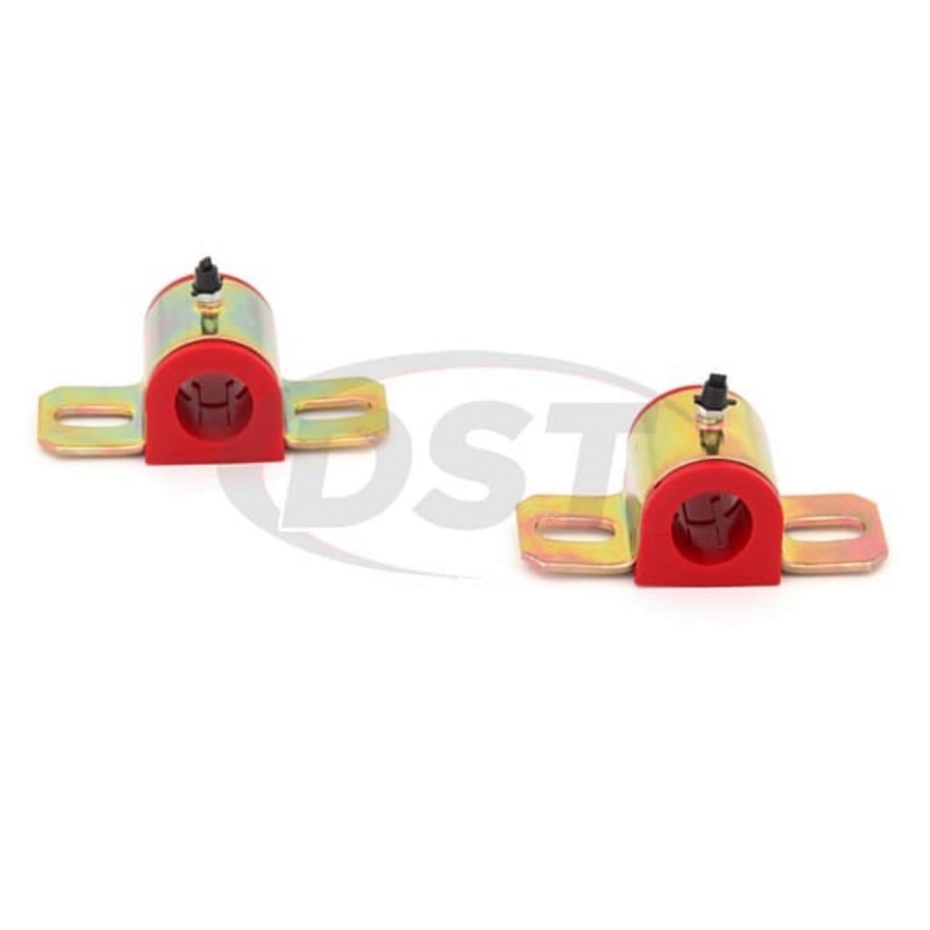 Pro-thane Greasable Sway Bar Bushings | 26MM | Type B Bracket | Red ...