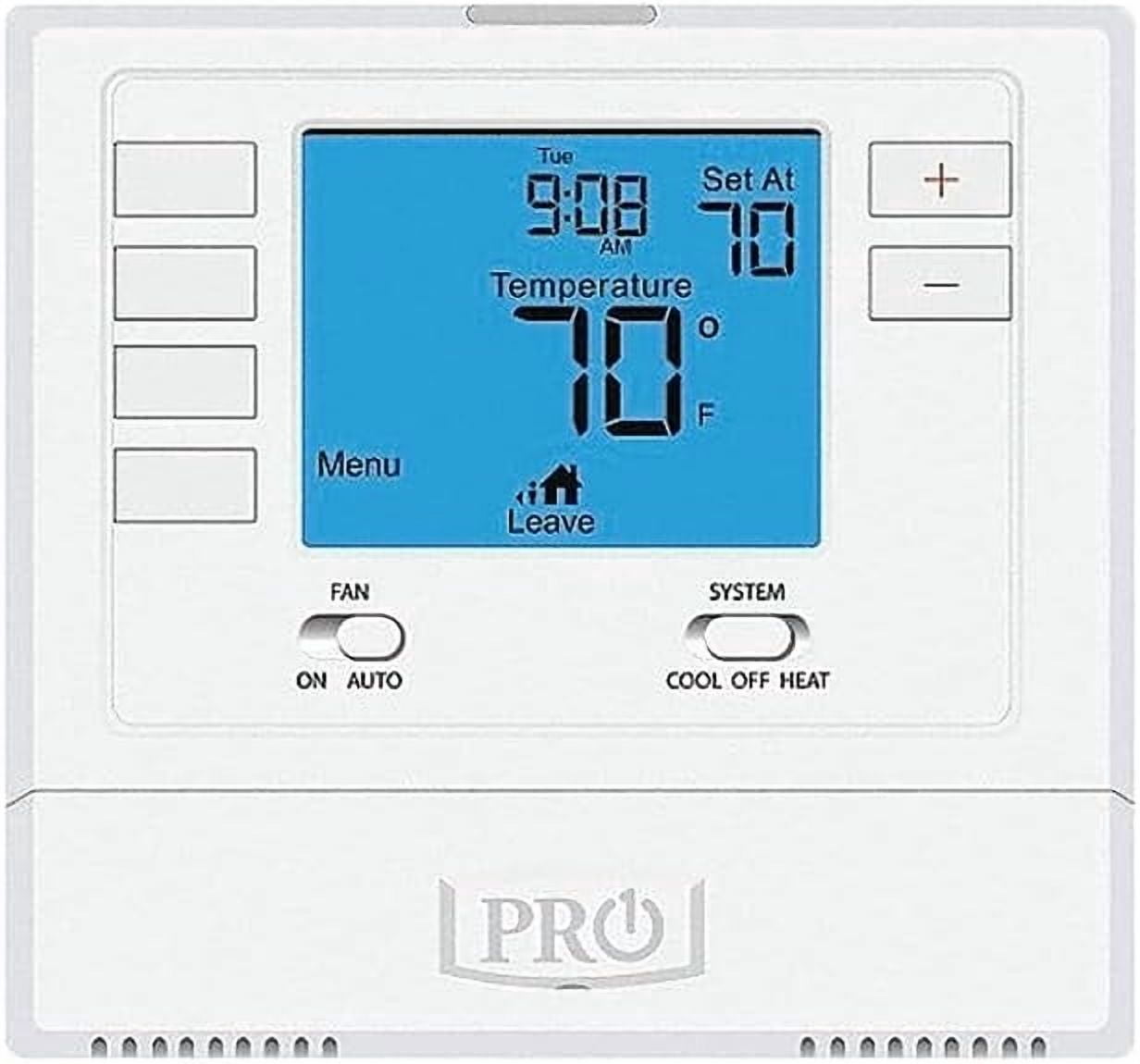 Pro1 Iaq, Programmable Thermostat, T705, 1H/1C Digital - Walmart.com