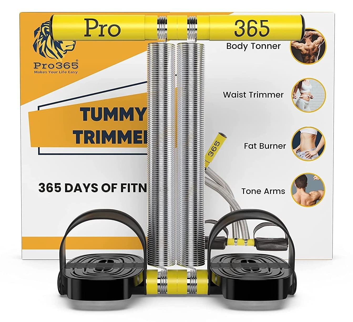Pro365 Tummy Trimmer With Better Design Flat Pedal For Extra Support ...