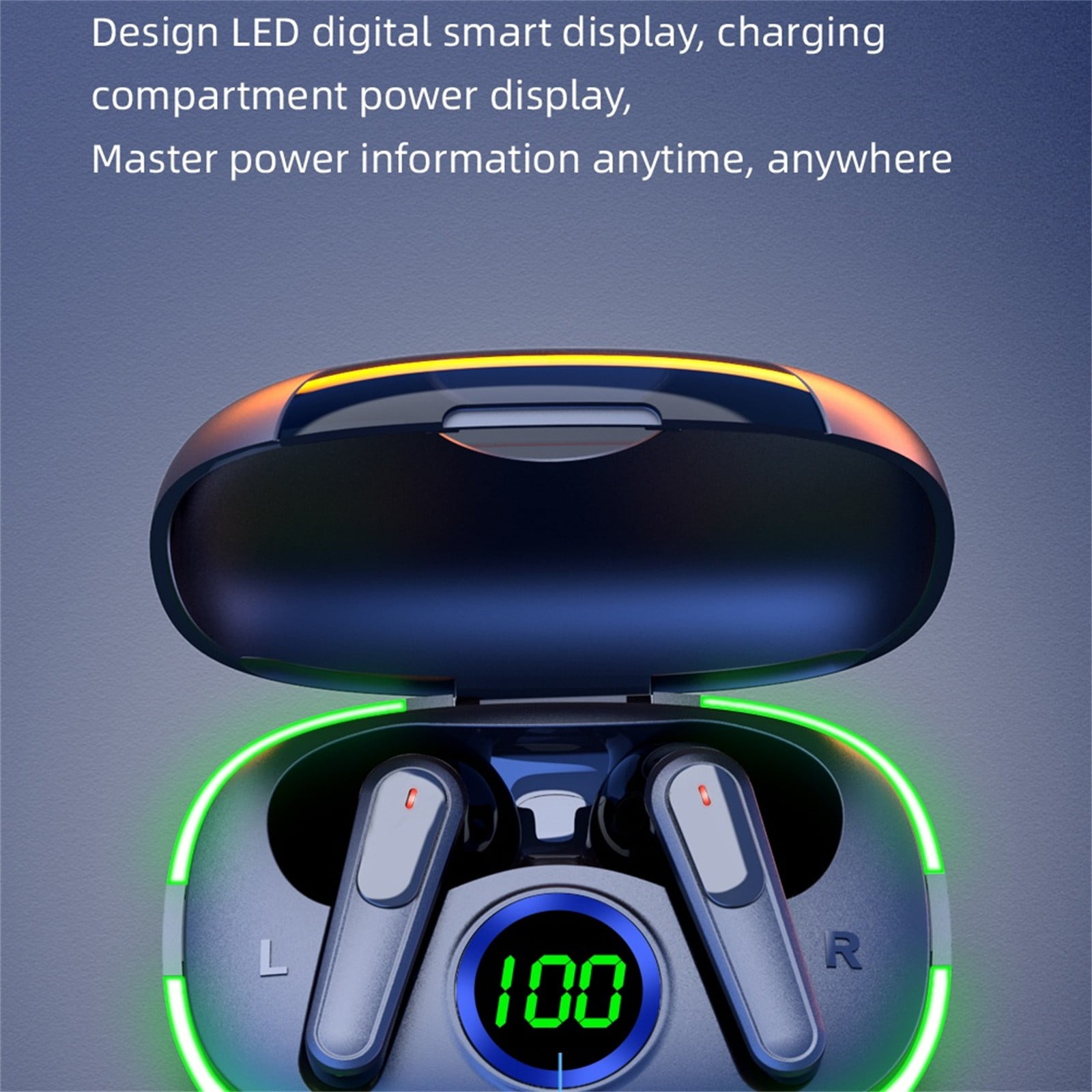 Pro80 New 8D Sound Quality Open Cover Even Headset Cool Black 5.1 ...