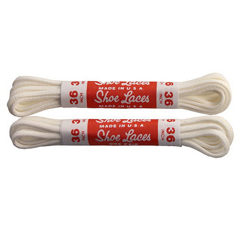 ProActive Sports DSLW36WH 36'' Waxed Shoe Laces White (2 Pair Per Pack ...
