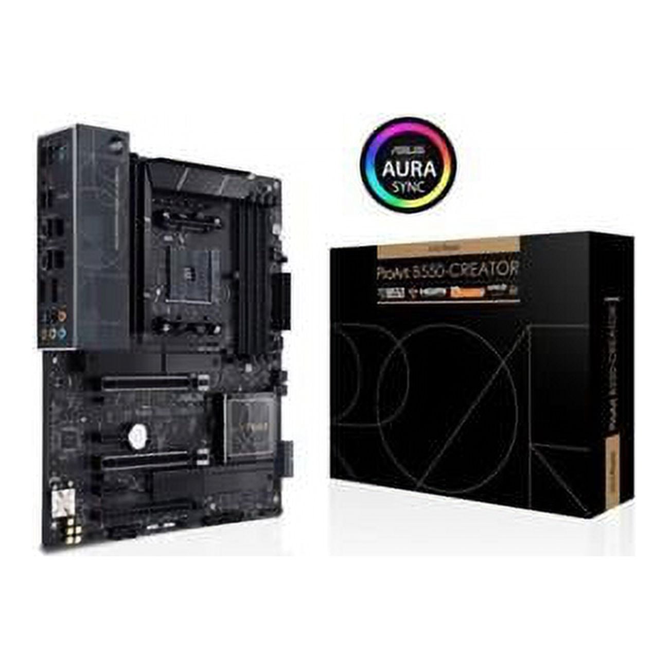 ProArt AM4 AMD B550 SATA 6Gbps ATX Motherboard - Black - Full Size ...