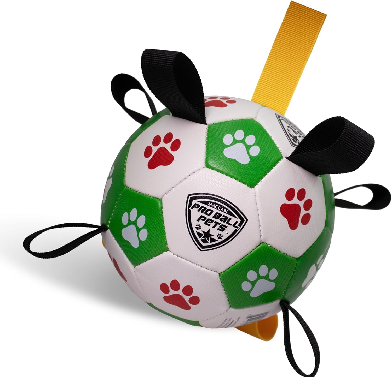 ProBall Pets Interactive Dog Soccer Ball with Grab Tabs - Floats on ...