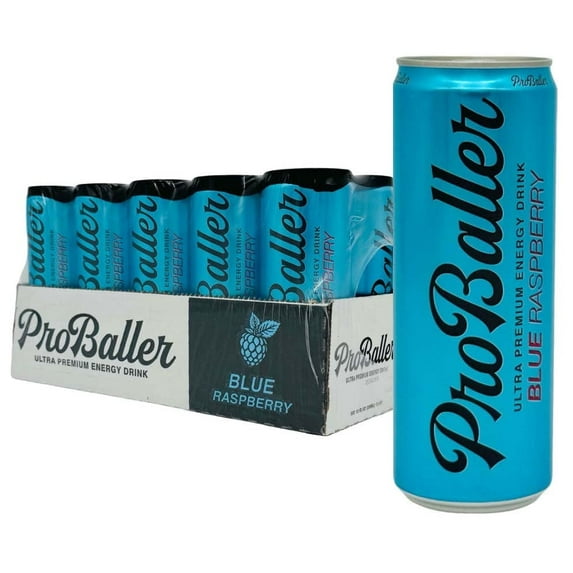 ProBaller Ultra Premium Energy Drink – Blue Raspberry - ZERO- NSF SPORT ...