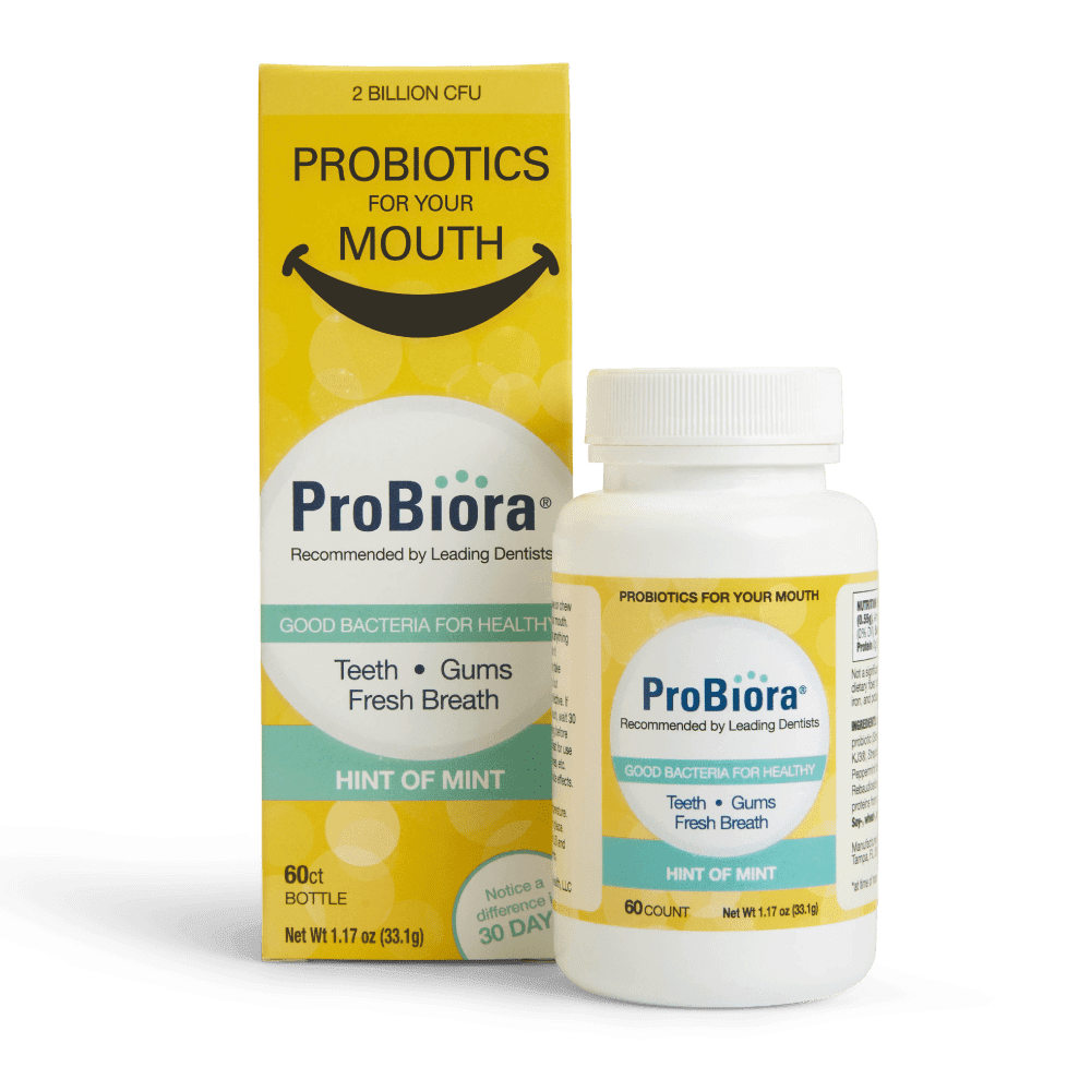 ProBiora Health Hint of Mint Dental Probiotic Breath Mints for Oral ...