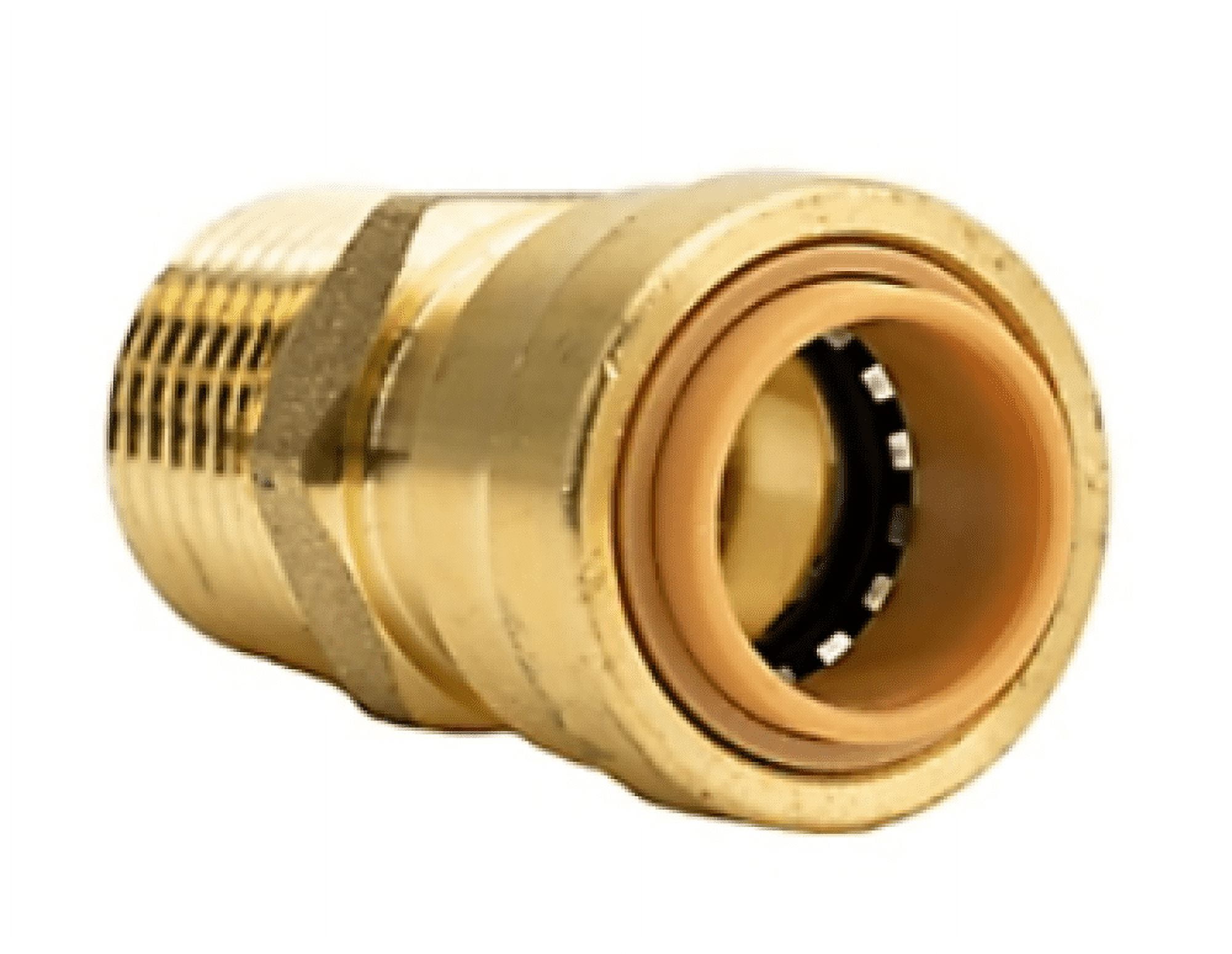 ProBite LF812MR 1/2 in. Push-to-Connect x 1/2 in. MNPT Male Brass ...