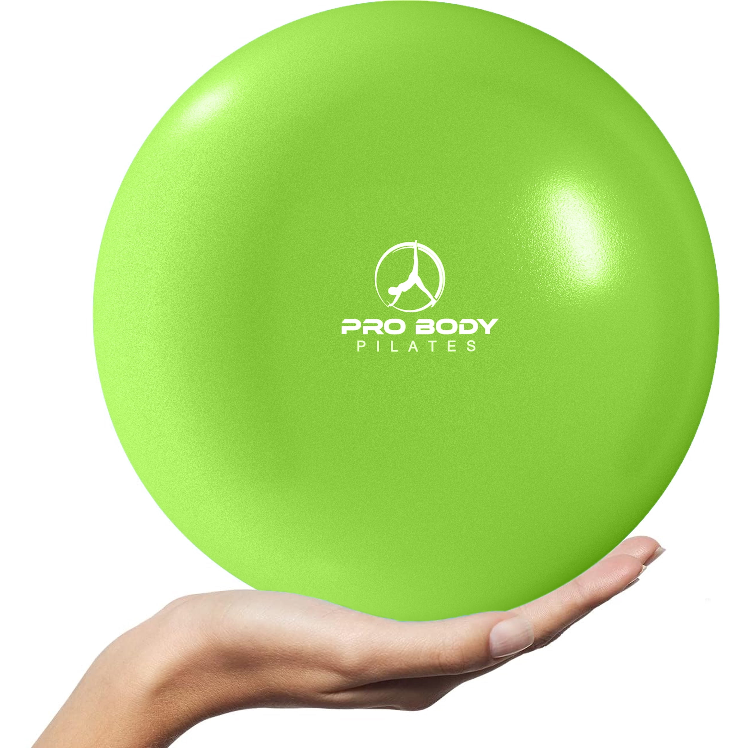 ProBody Pilates 9 Inch Small Exercise Ball for Between Knees, Mini Soft ...