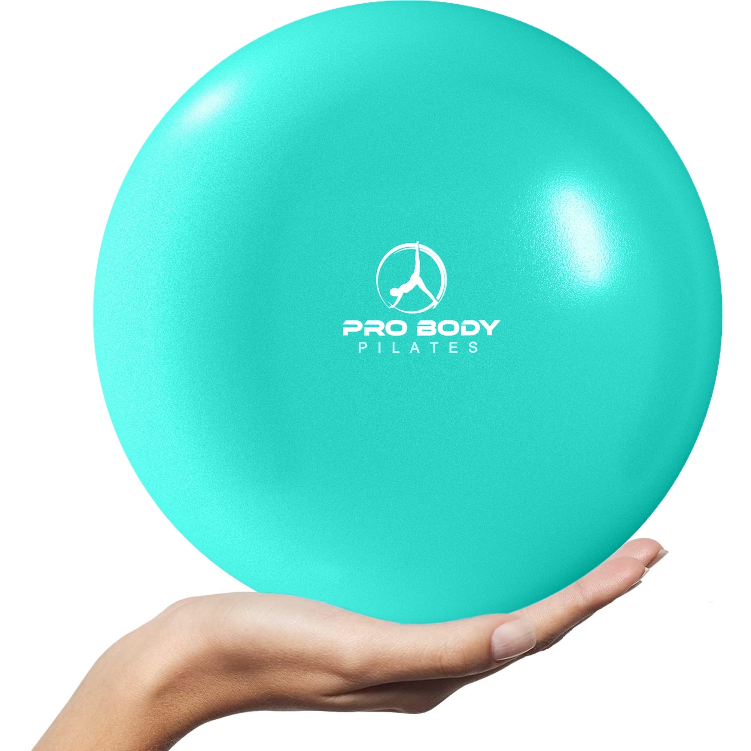 ProBody Pilates 9 Inch Small Exercise Ball for Between Knees, Mini Soft ...