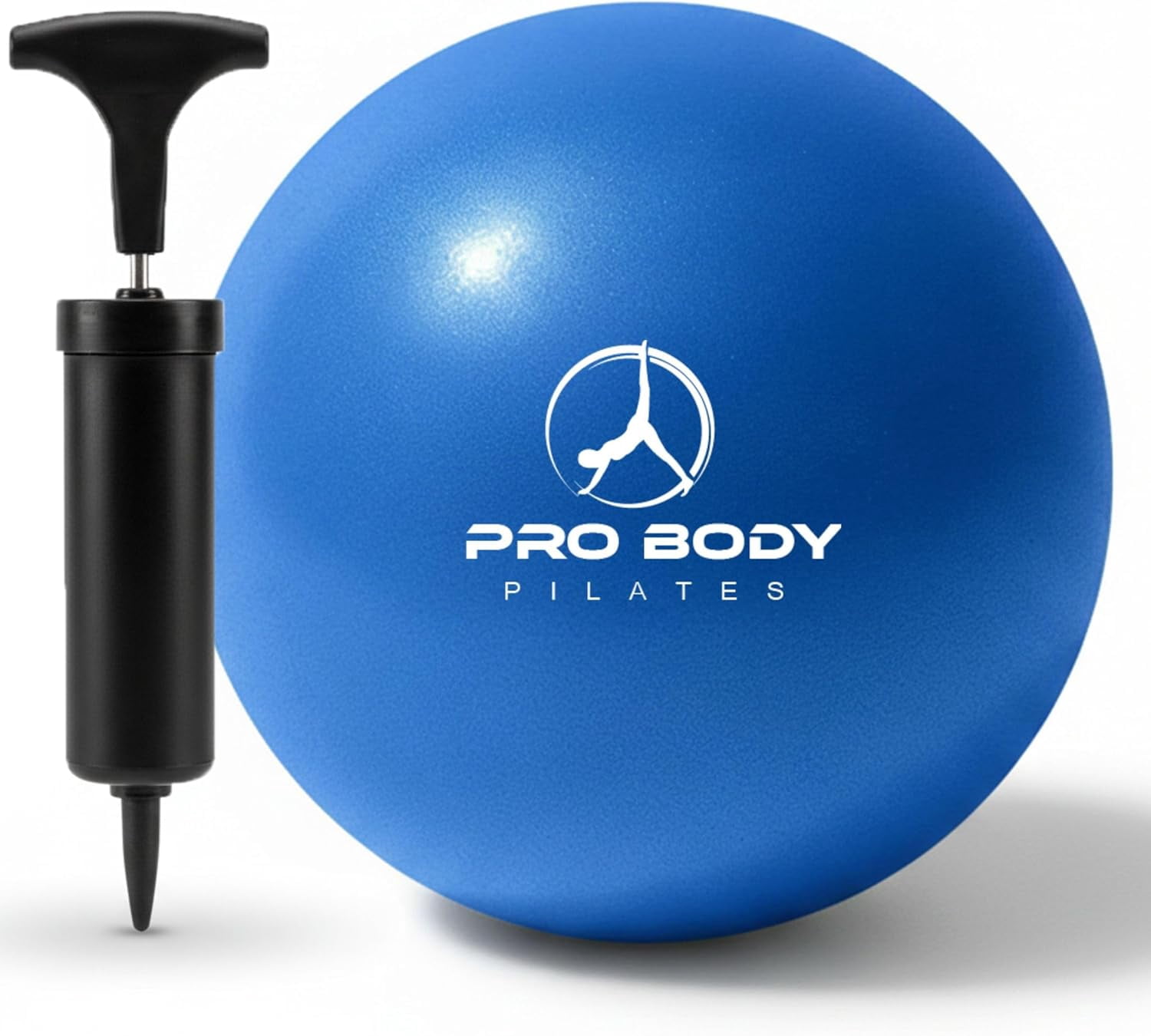 ProBoy Pilates Small Exercise Ball with Pump - 9 Inch Workout Ball for ...