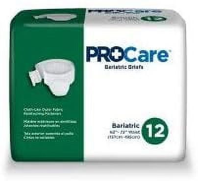 ProCare Adult Brief Tab Closure 2X-Large Disposable Heavy Absorbency ...