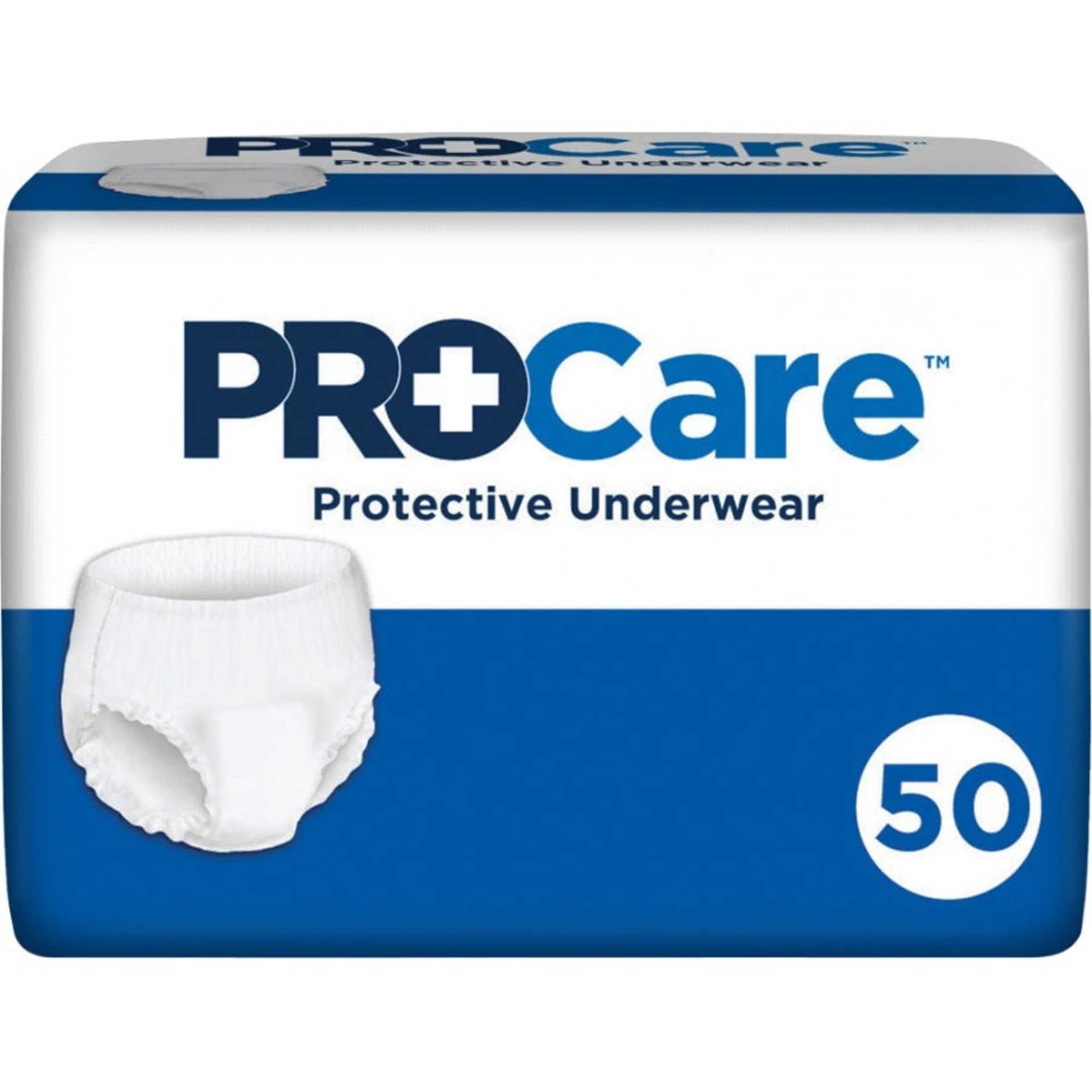 ProCare Disposable Incontinence Briefs, Adult Diapers, X-Large, 59 ...