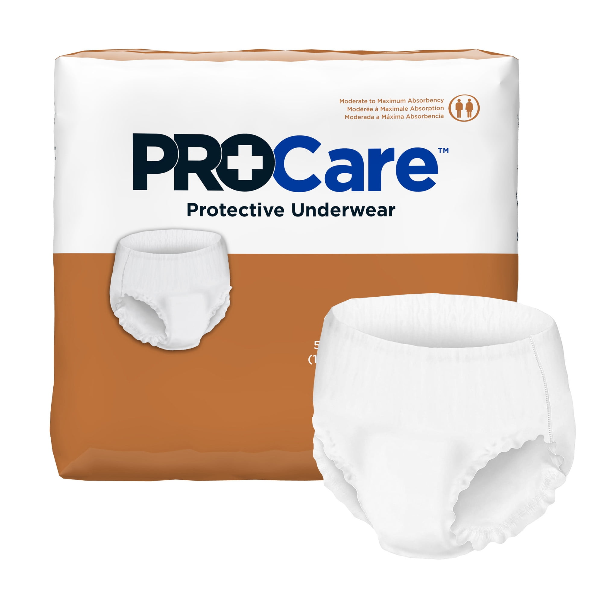 ProCare Adult X-Large Disposable Underwear, Pull On with Tear Away ...