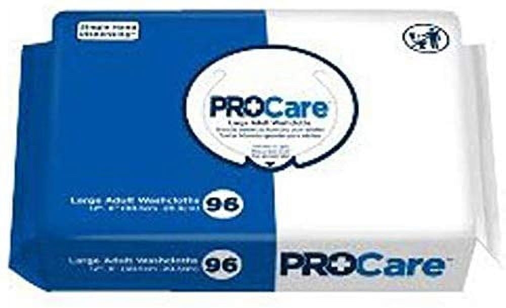 ProCare Disposable Washcloths, 12x8 Inch, CRW-096 (Case of 576 ...