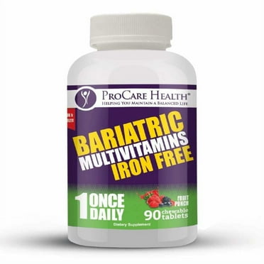 ProCare Health Bariatric Multivitamin, 45mg Iron, Once-Daily Capsule, 30 Count - Walmart.com