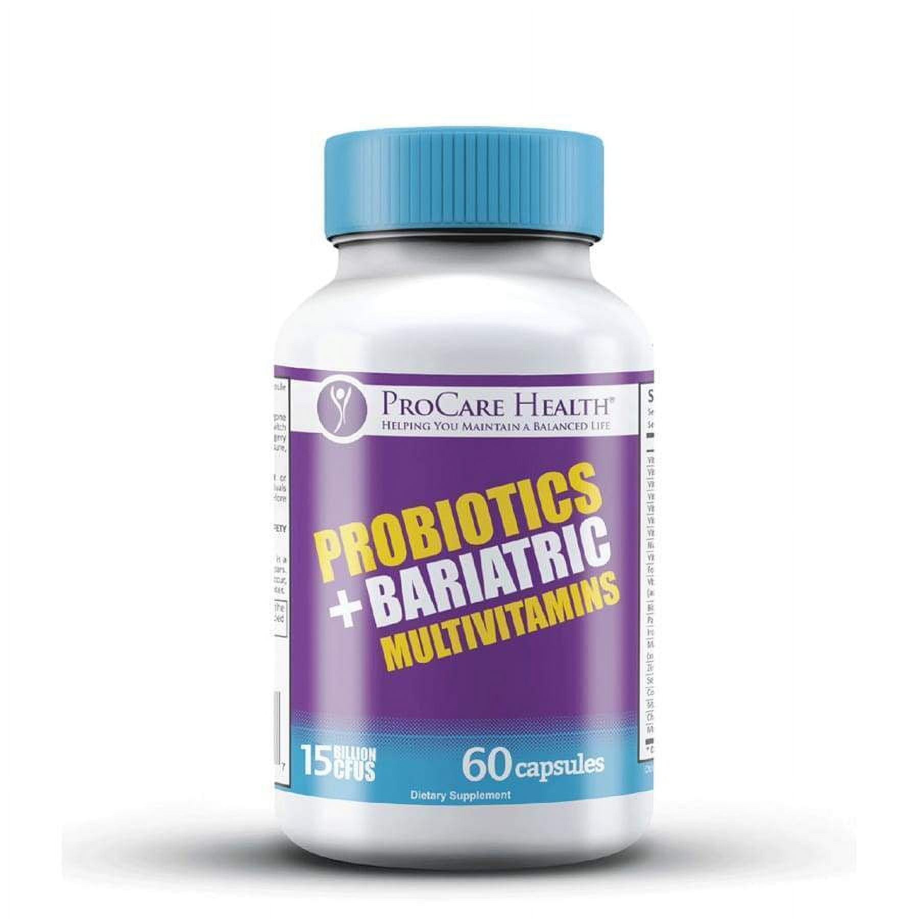 ProCare Health Bariatric Multivitamin Capsule + Probiotic Size: 30-Day ...
