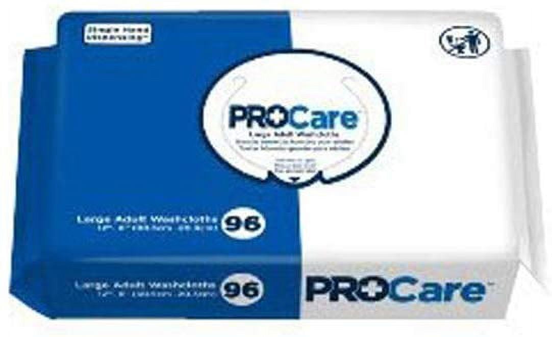 ProCare Personal Wipes - 576 Wet Wipes - Adult Disposable Washcloth ...