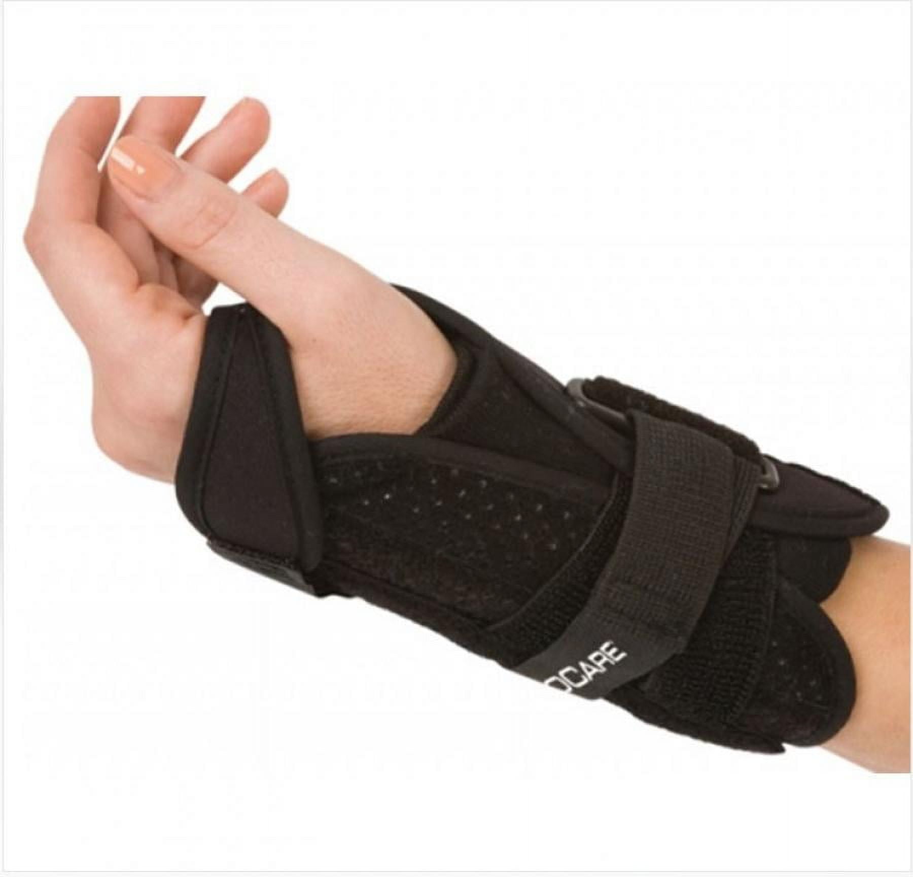 ProCare Quick-Fit Wrist Brace, Right Hand, Black, One Size Fits Most, 1 ...