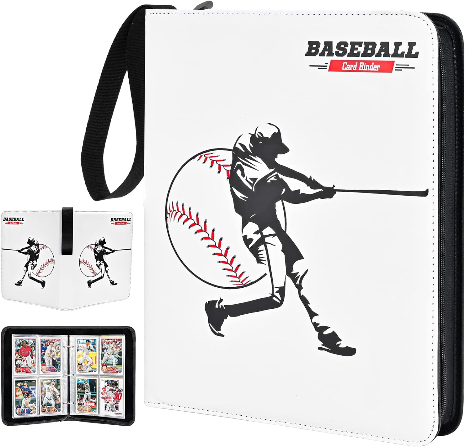 "ProCase Baseball Card Binder, 440 Card Holder with 55 Removable ...