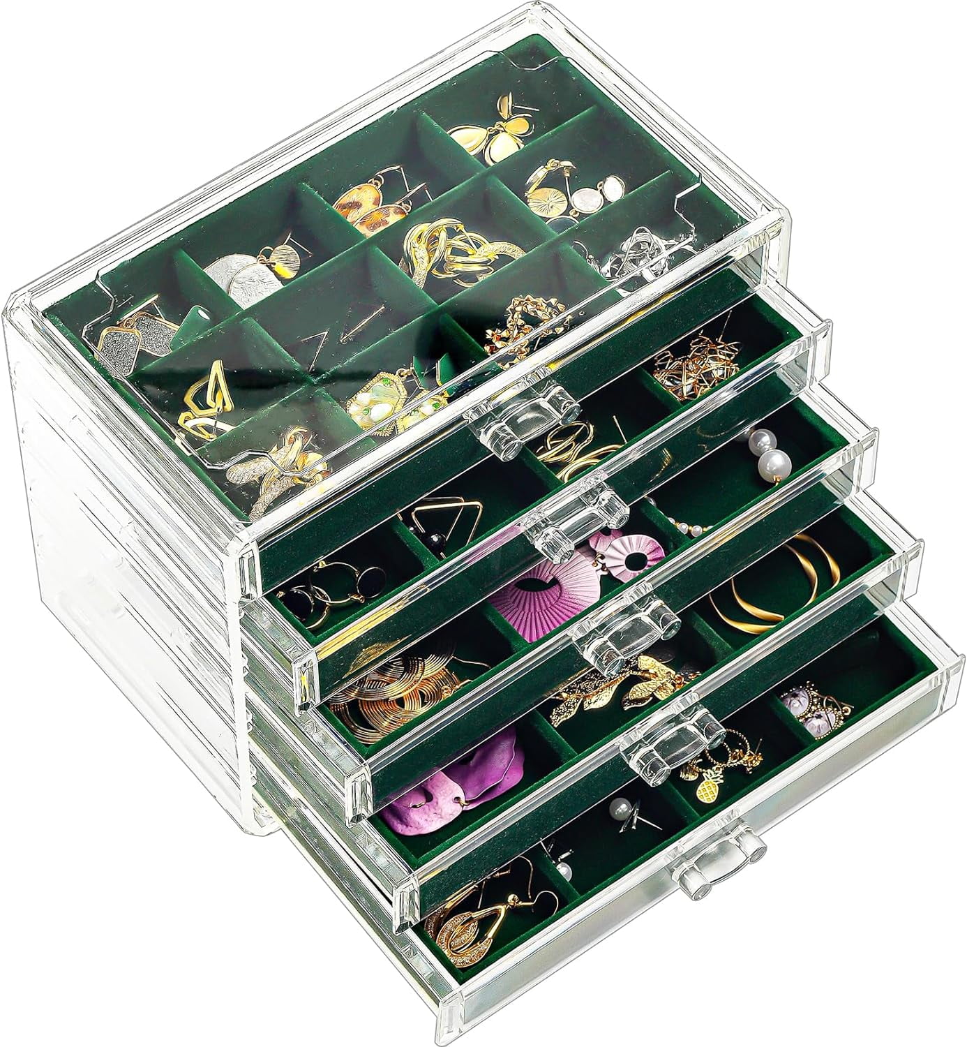 Free Shipping! ProCase Earring Holder Organizer Box Valentine's Day ...