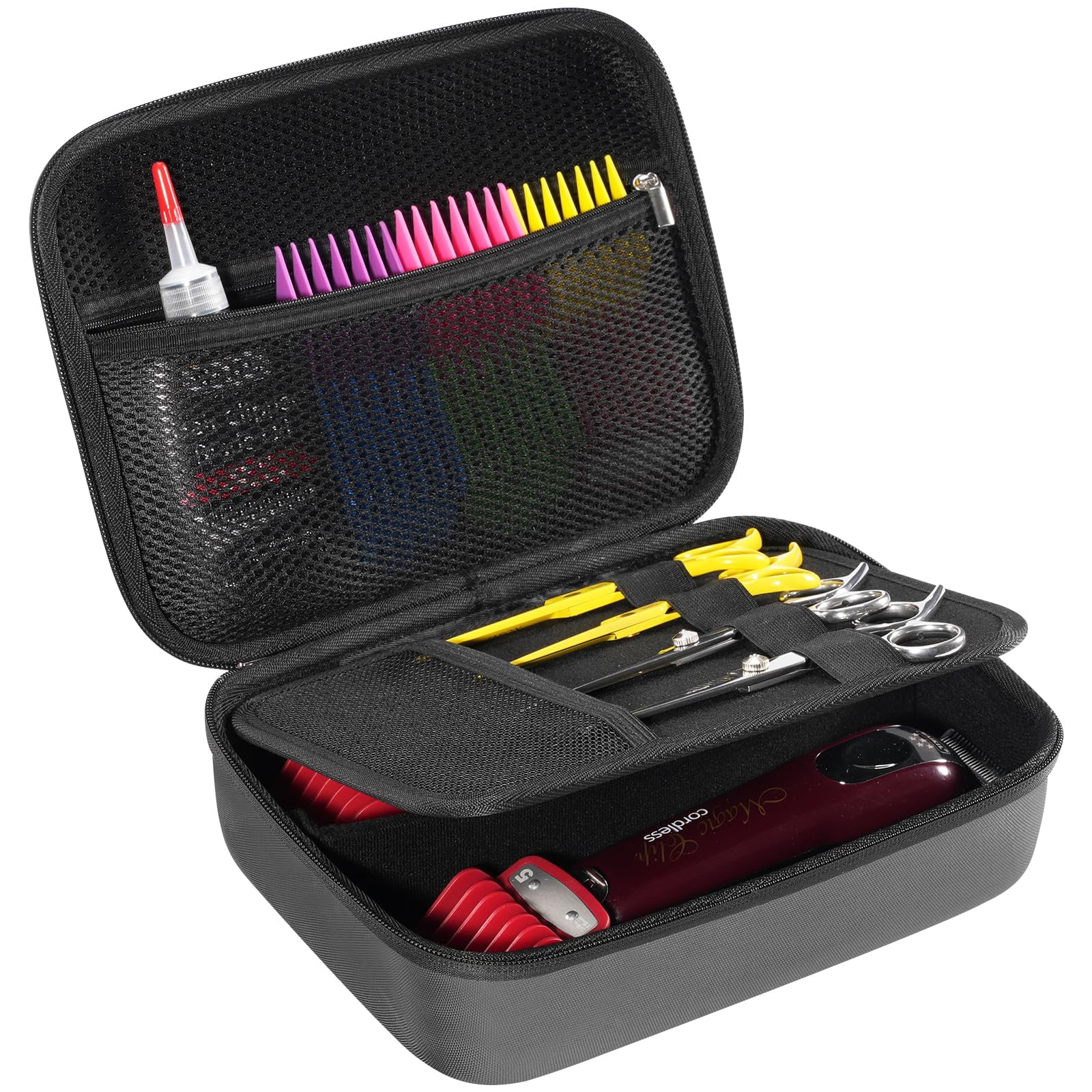 ProCase Hard Hair Clippers Case, Barber Supplies Hair Tool Accessories ...