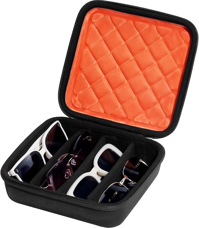 ProCase Hard Shell Travel Sunglasses Organizer, Portable Multiple ...